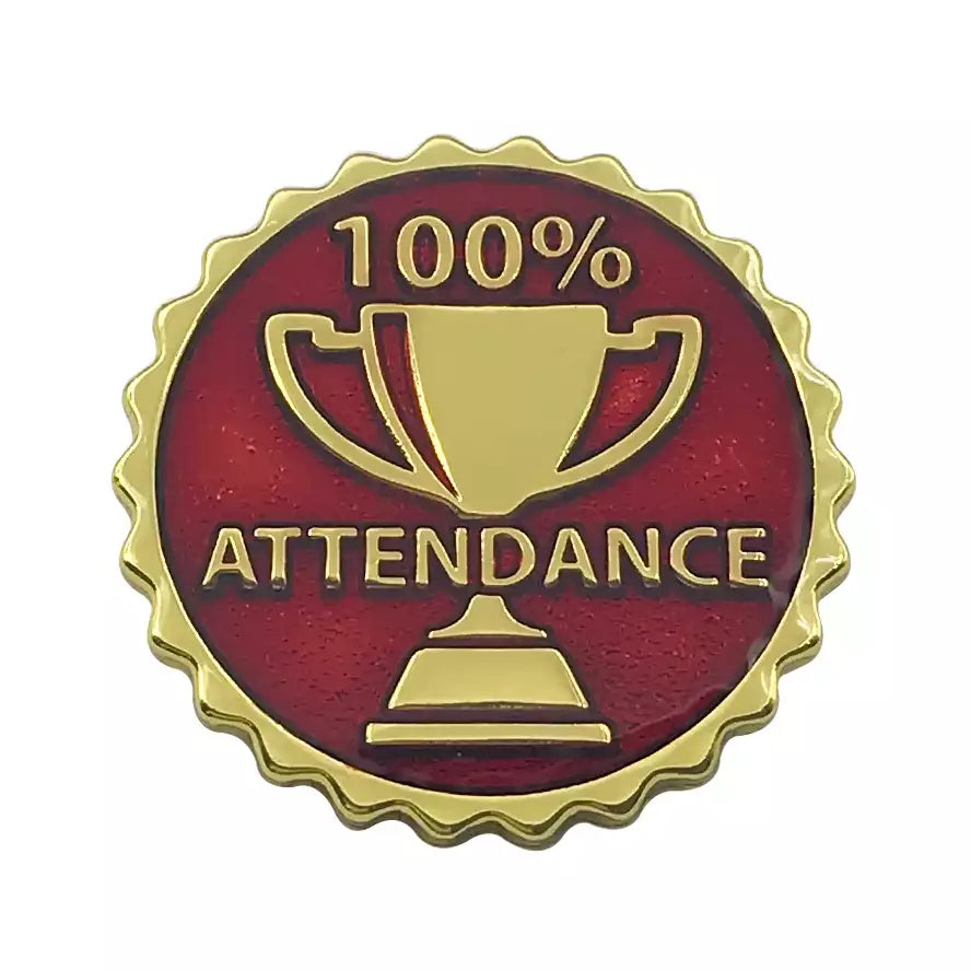 100 Attendance Badge [ Free Shipping & Up to 30% OFF ] Badges UK