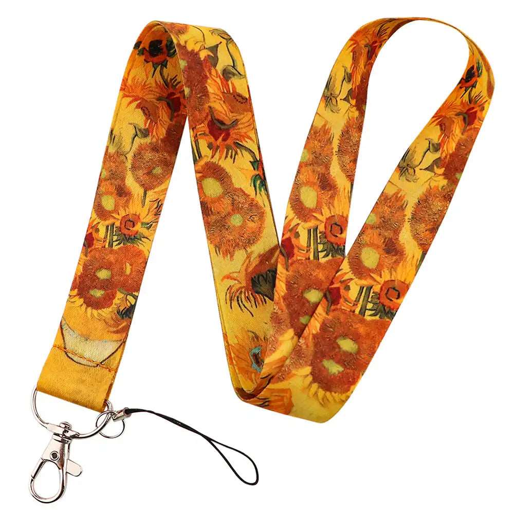 Sunflower Lanyards | Custom Lanyards + FREE ART at Badges UK