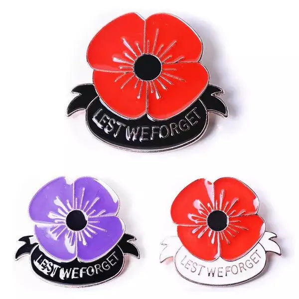 Where to Buy a Poppy Pin - Poppy Pins & Brooches – Badges UK
