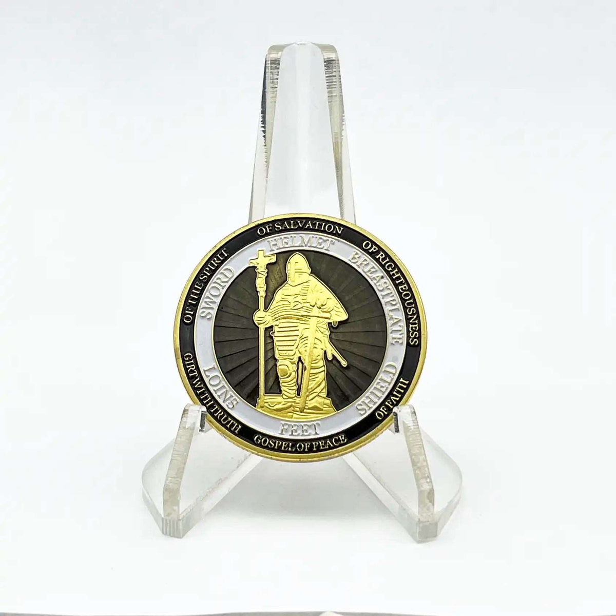 Armor of God Challenge Coin - Badges UK