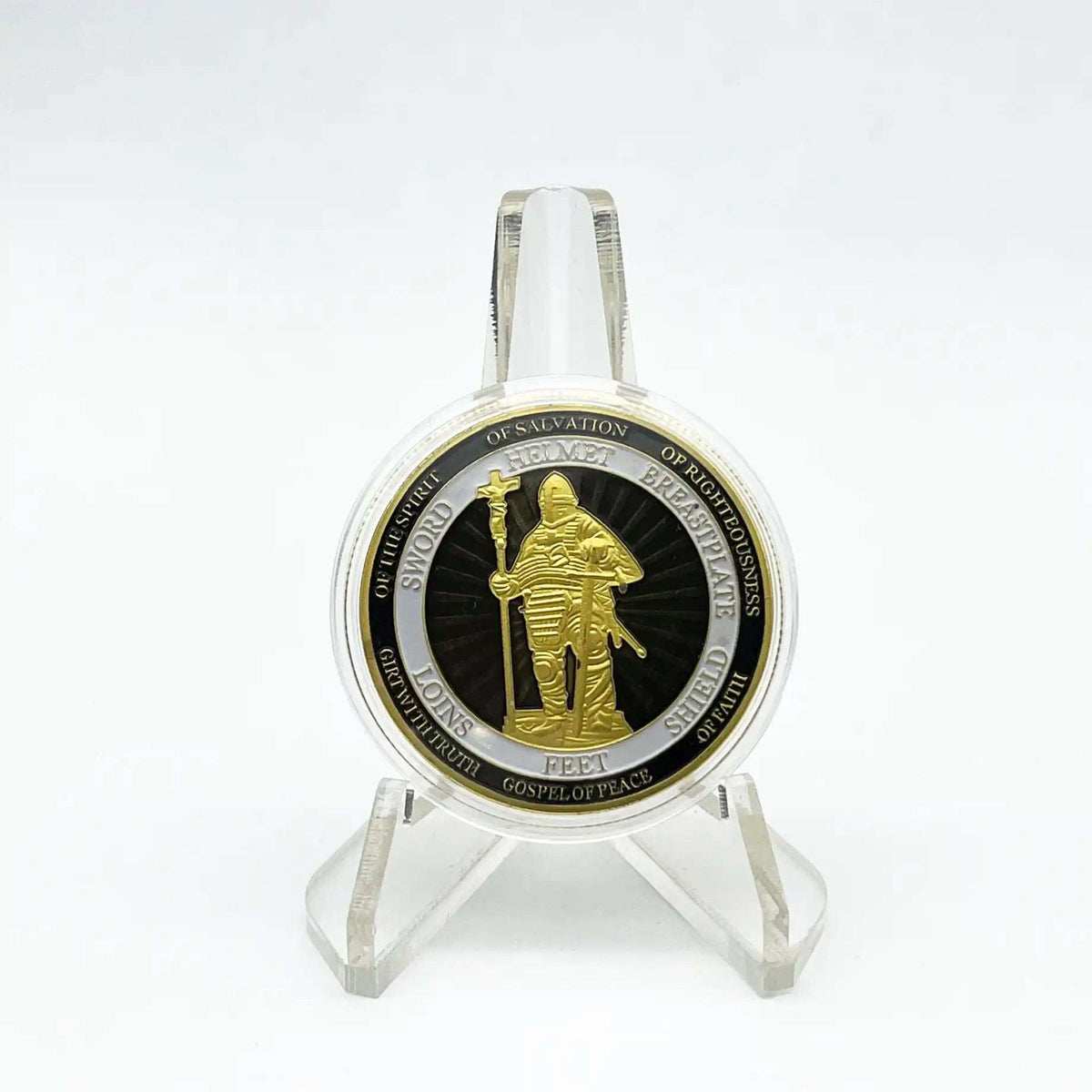 Armor of God Challenge Coin - Badges UK