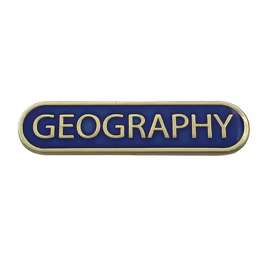 Geography Bar Badge | Only £0.79 by Badges UK