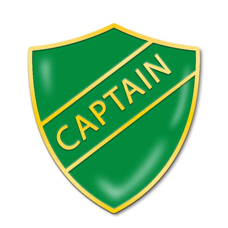 CAPTAIN Shield Badge – Badges UK