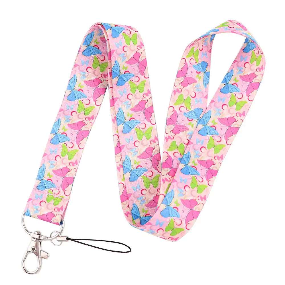 Butterfly Personalised Lanyard - Badges UK