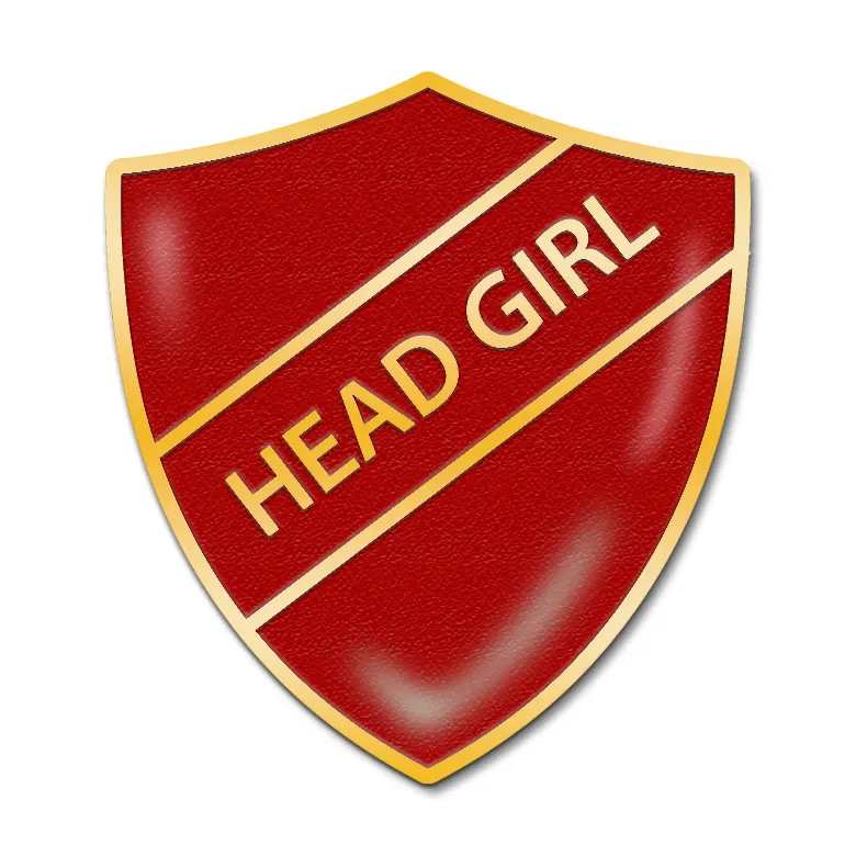HEAD GIRL Shield Badge – Badges UK