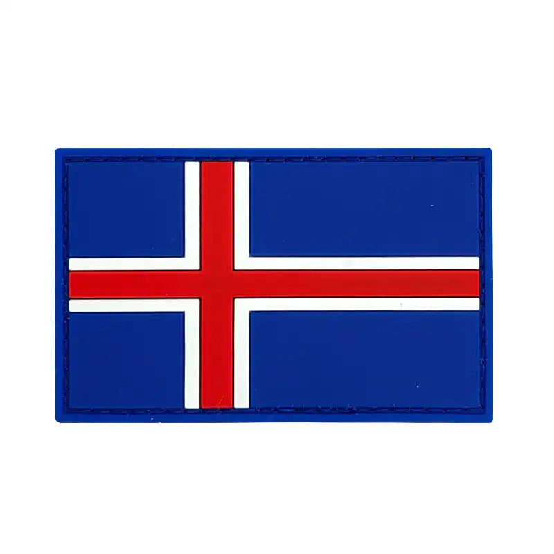 Iceland Flag Airsoft Patch | Velcro Patches - No Minimum – Badges UK