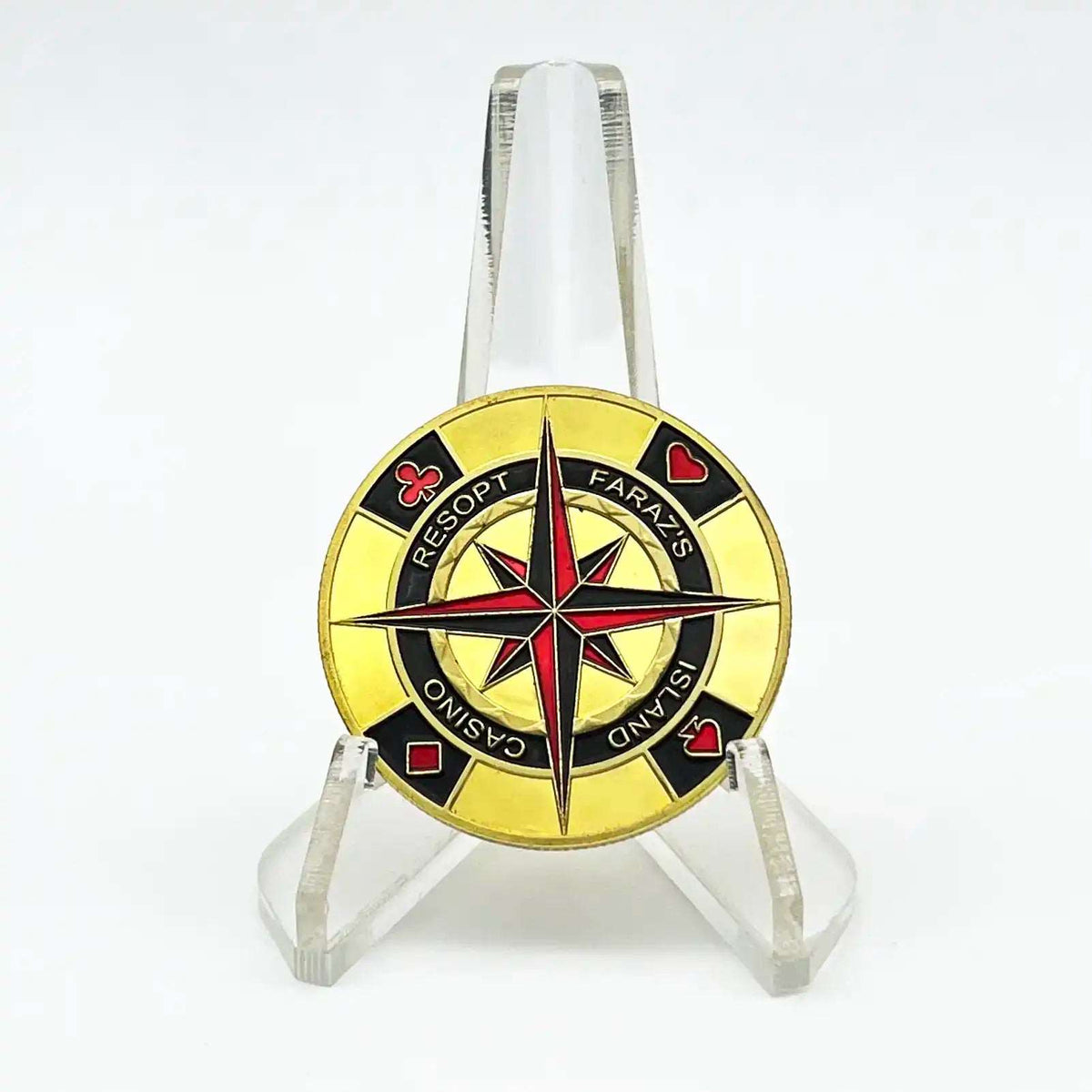 Poker Chip Challenge Coins | Buy Cheap in Bulk from Badges UK