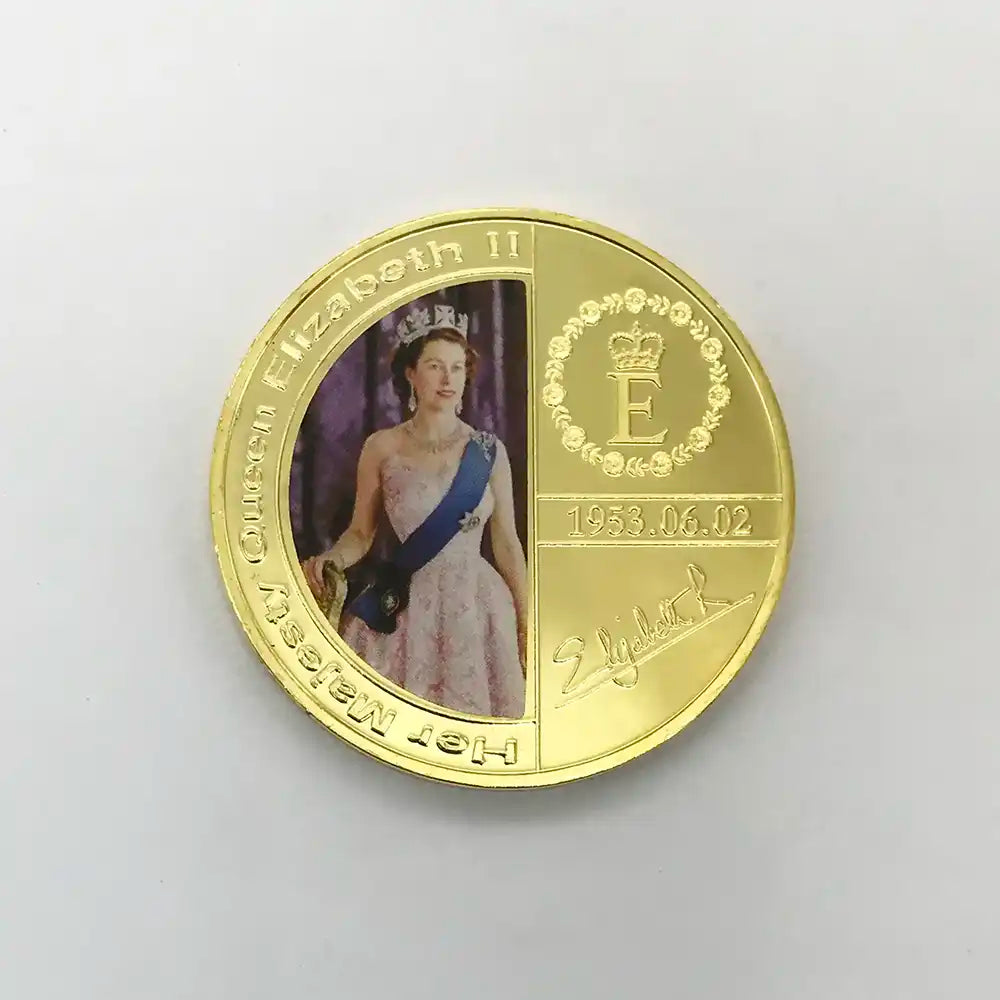 Queen Elizabeth Commemorative Coins [ Top Quality ] Badges UK
