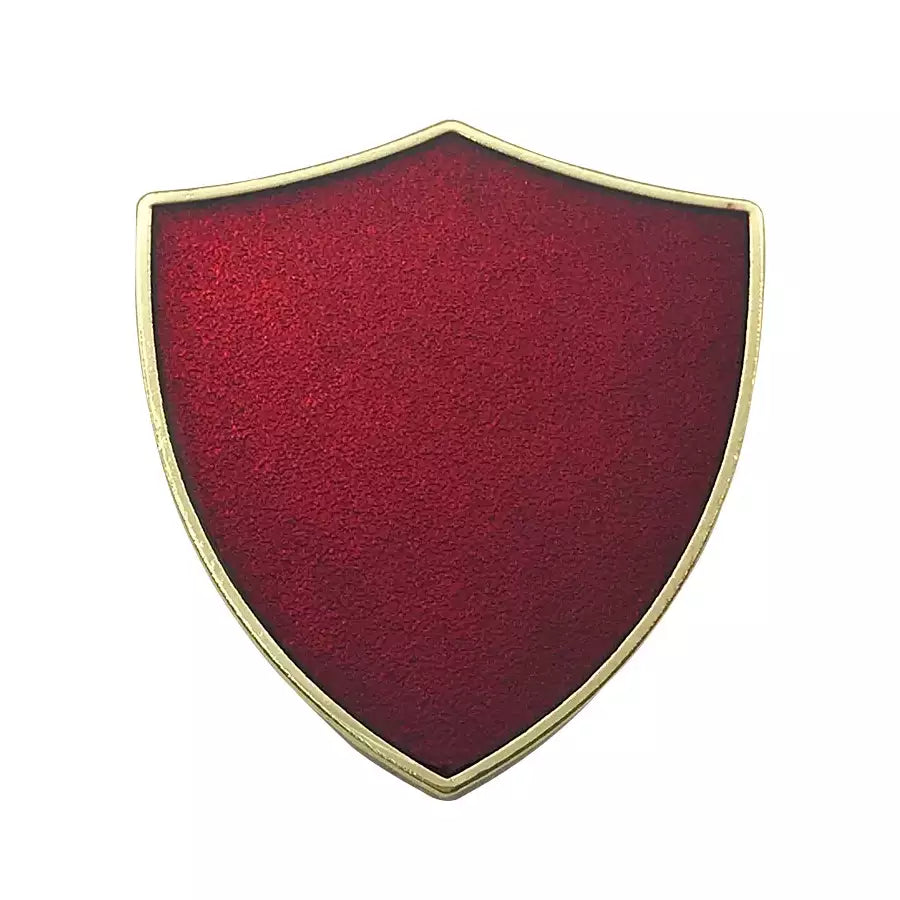 'PLAIN' Shield Badge – Badges UK