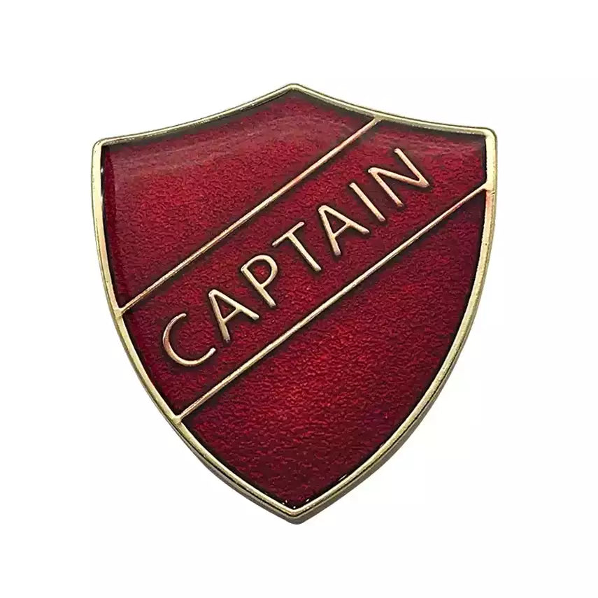 CAPTAIN Shield Badge – Badges UK