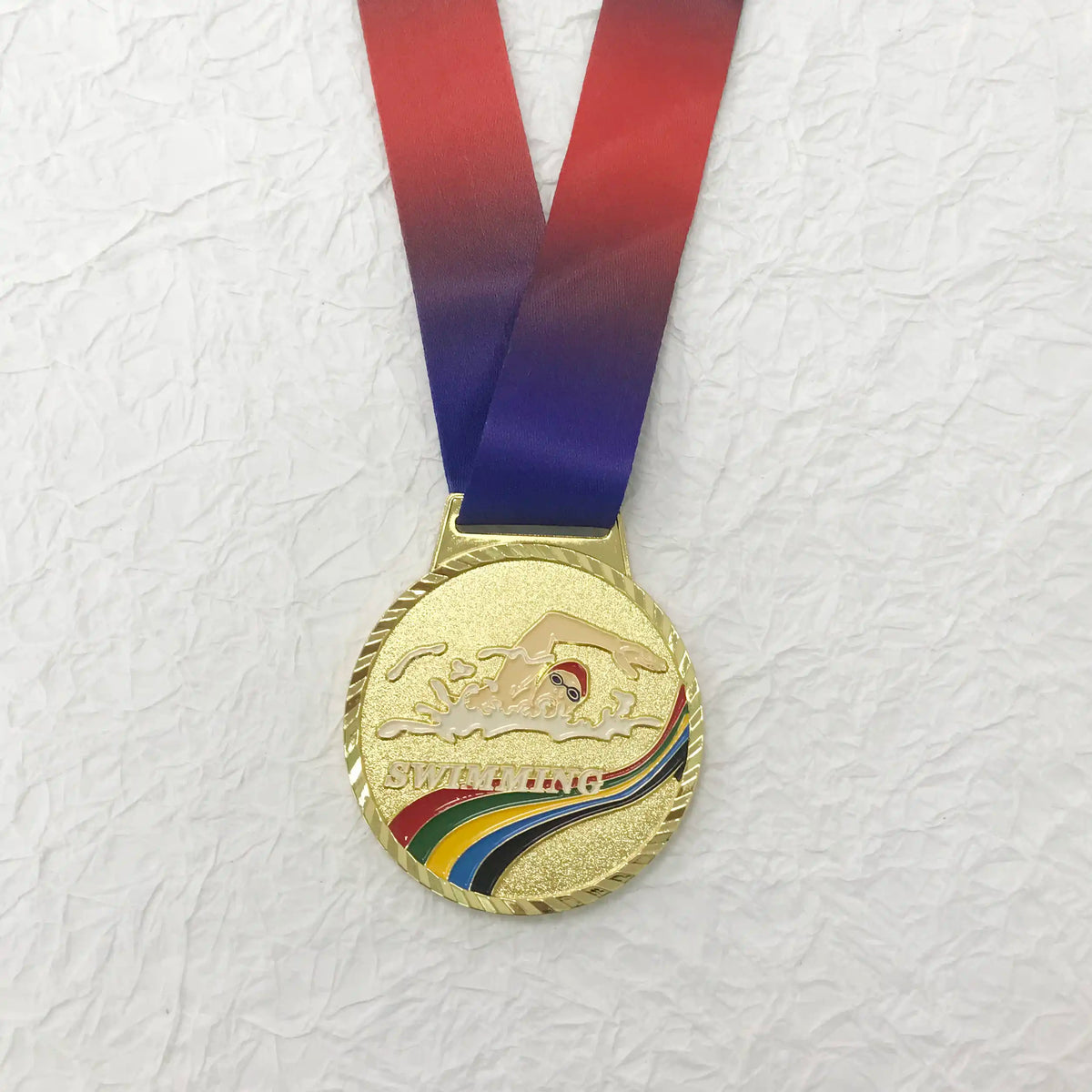 Swimming Medals - No Minimum with Free Mold - Badges UK