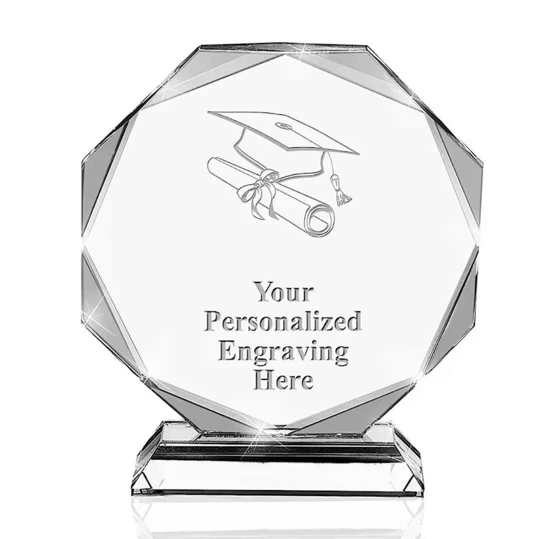 Octagon Crystal Award – Badges UK