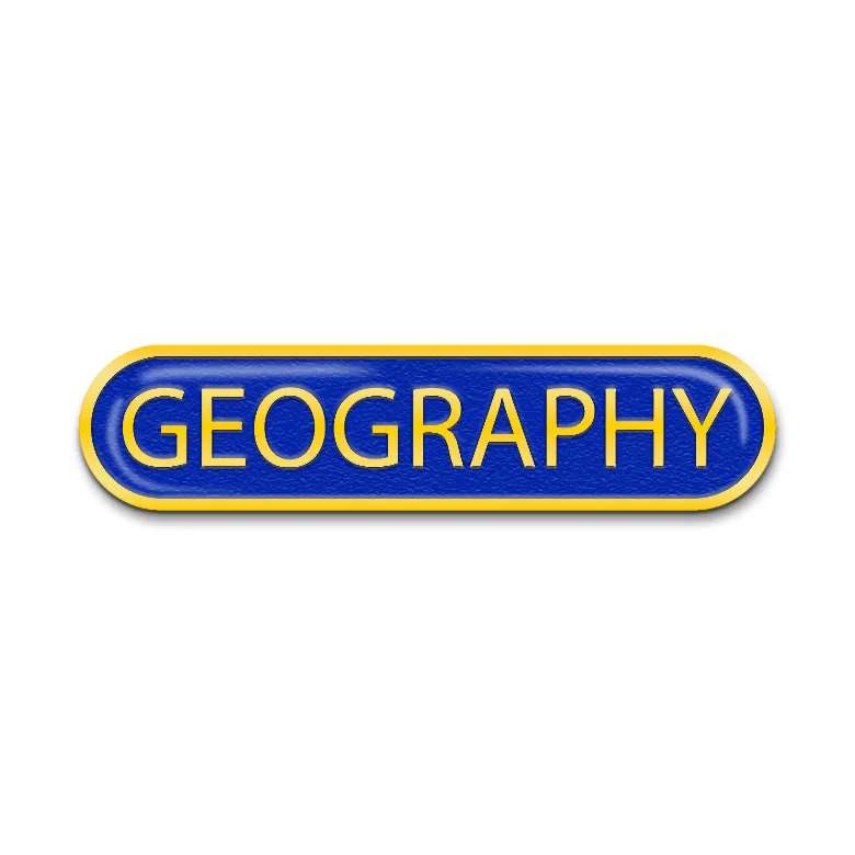 Geography Bar Badge | Only £0.79 by Badges UK