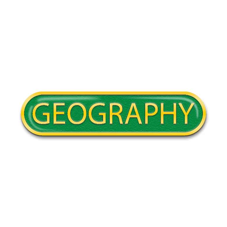 Geography Bar Badge | Only £0.79 by Badges UK