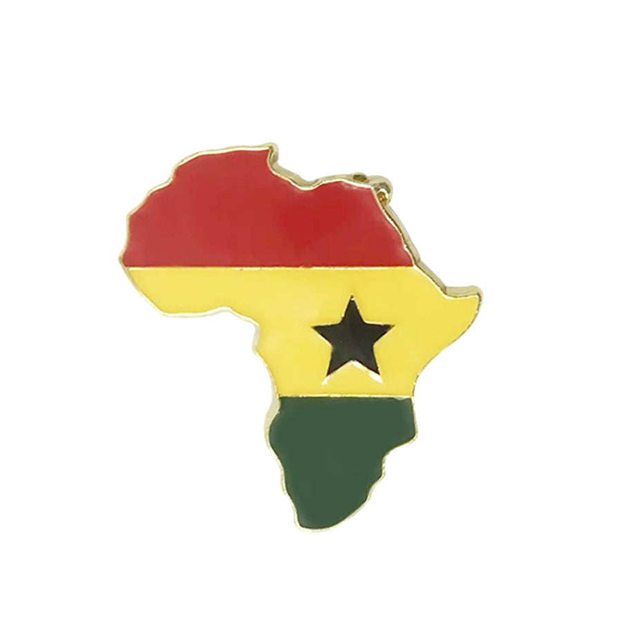 Ghana Flag Badge – Badges UK