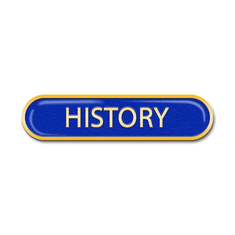Get HISTORY Bar Badge | Incredible Value £0.79 – Badges UK