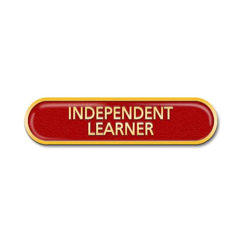 Independent Learner Bar Badge + LOW COST | Badges UK