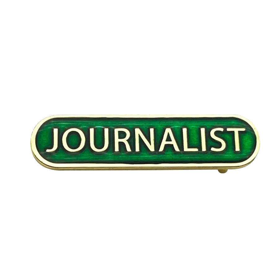 Buy a Journalist Bar Badge - Incredible Discounts – 7.5% Off & £0.79 ...
