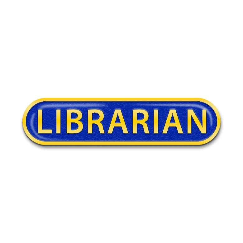 Student Librarian Badges | School Librarian Badges – Badges UK