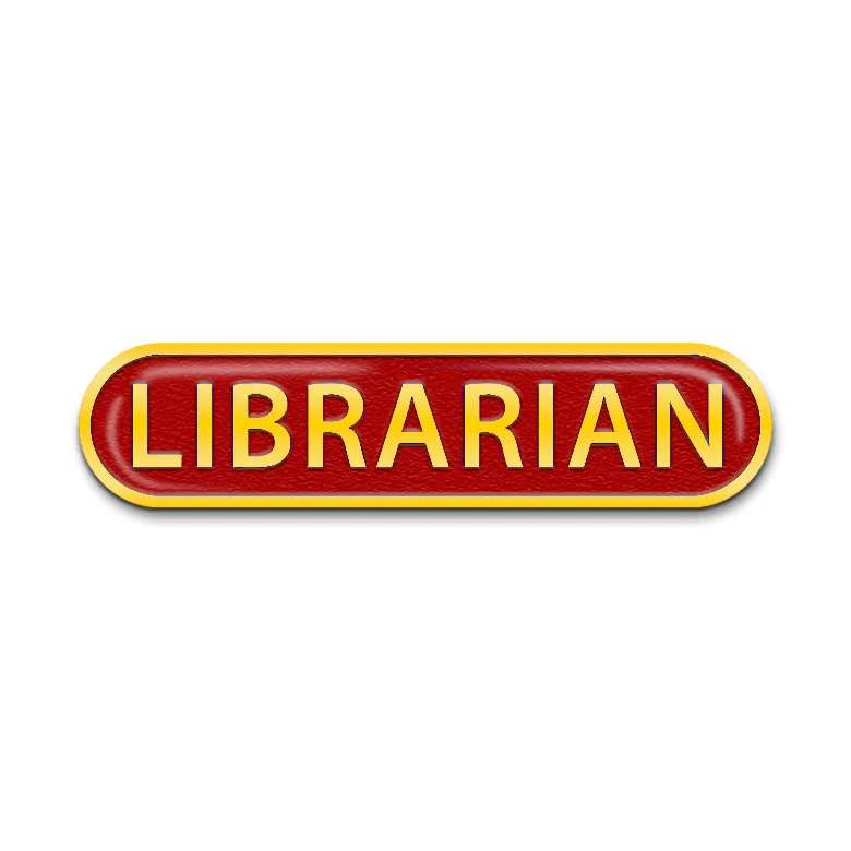 Student Librarian Badges | School Librarian Badges – Badges UK