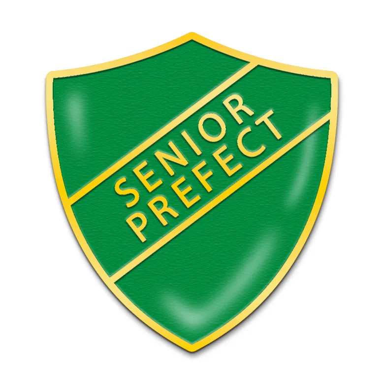 SENIOR PREFECT Shield Badge | 7.5% Off & £0.79 Today – Badges UK